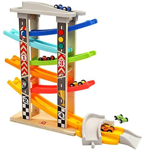 Car Ramp Racer with 6 Mini Cars for 2-year Boys and Girls